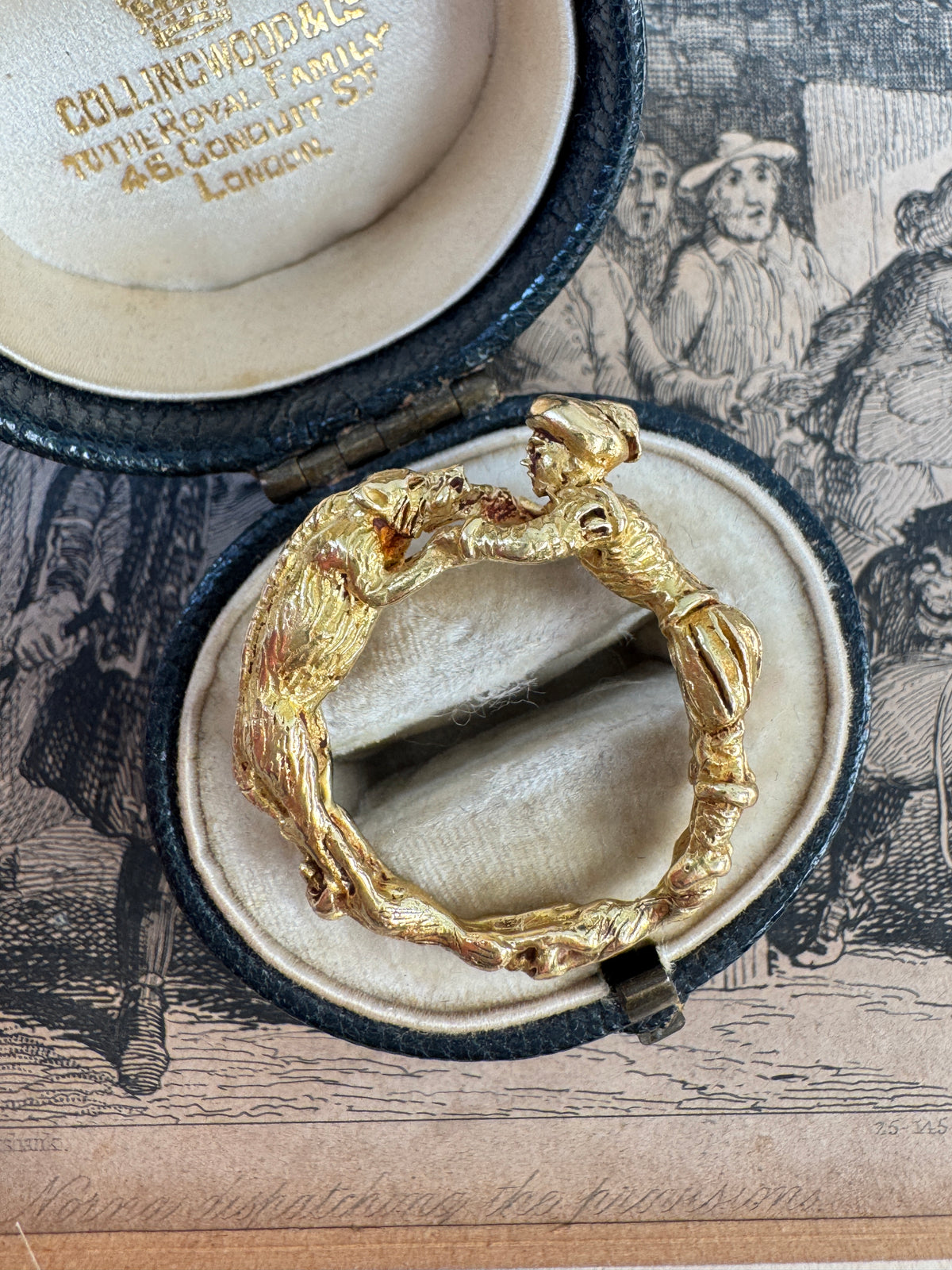 Vintage 18K Nino D’Antonio Germano Figural Ring– Park Avenue Antiques